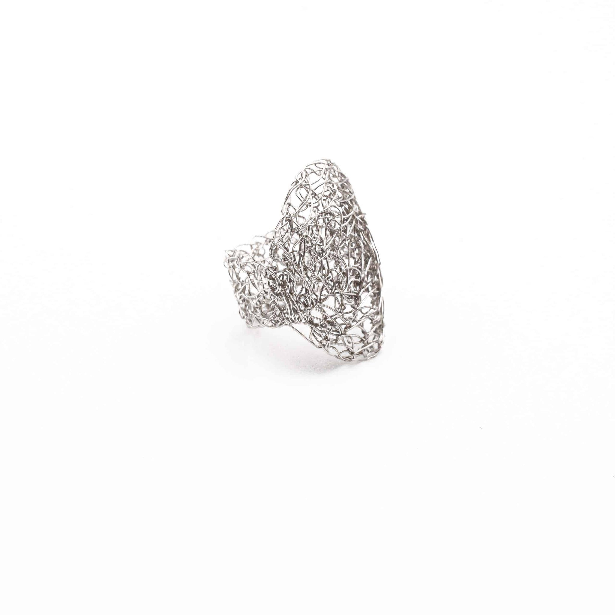 Platinum Oval Ring - Maria Glezelli | Designer Fine Jewellery ...